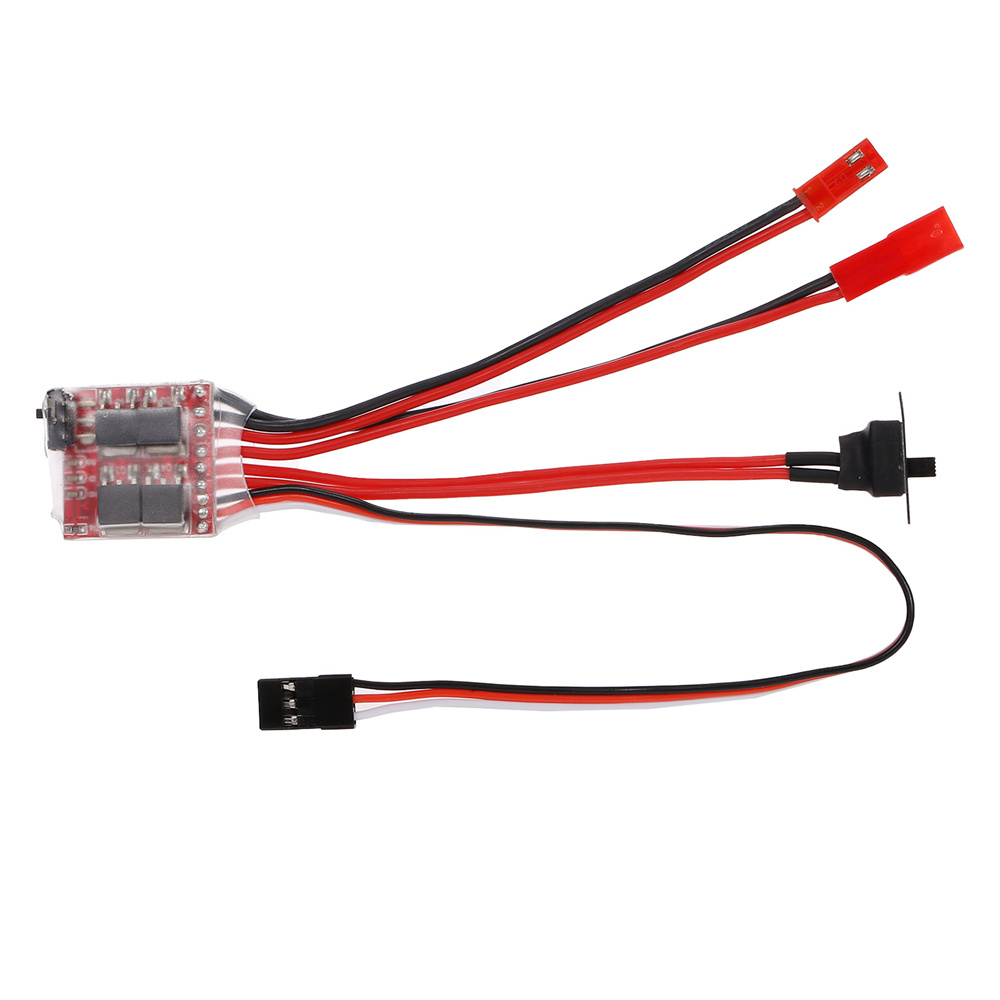 RC Car 30A ESC Brushed Forward Reverse Brake Dual Way ESC Motor Speed ...