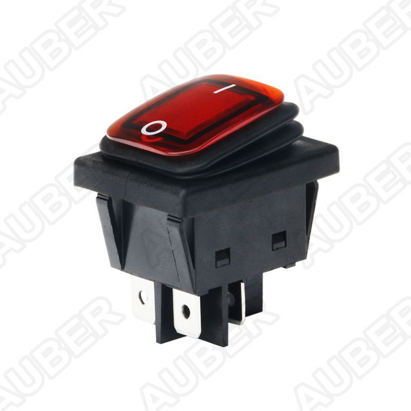 12V Waterproof ON/OFF Rectangular Switch RED Colour | Daraz.lk