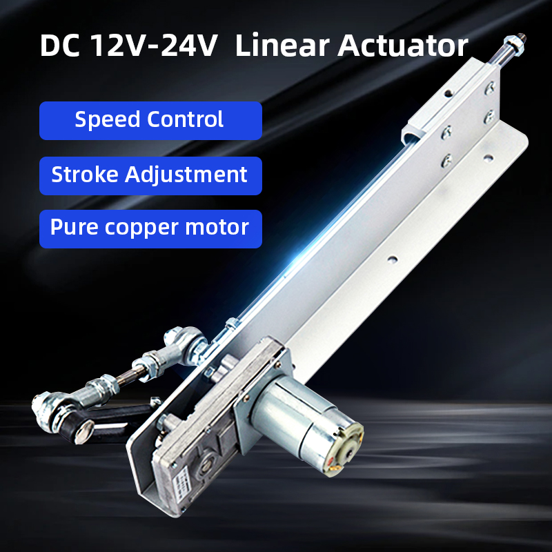 Linear Actuator Motor 12V DC Reduction Gear Motor Reciprocating Cycle ...
