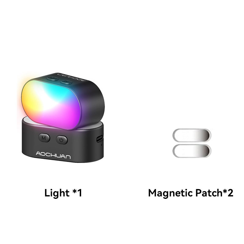 AOCHUAN RGB Magnetic Fill Light for Gimbal LED Video Photography Light ...