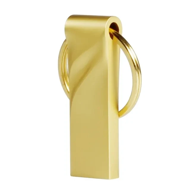 Rose Golden USB Flash Drive 64GB High Speed Memory Stick Free Key Ring ...