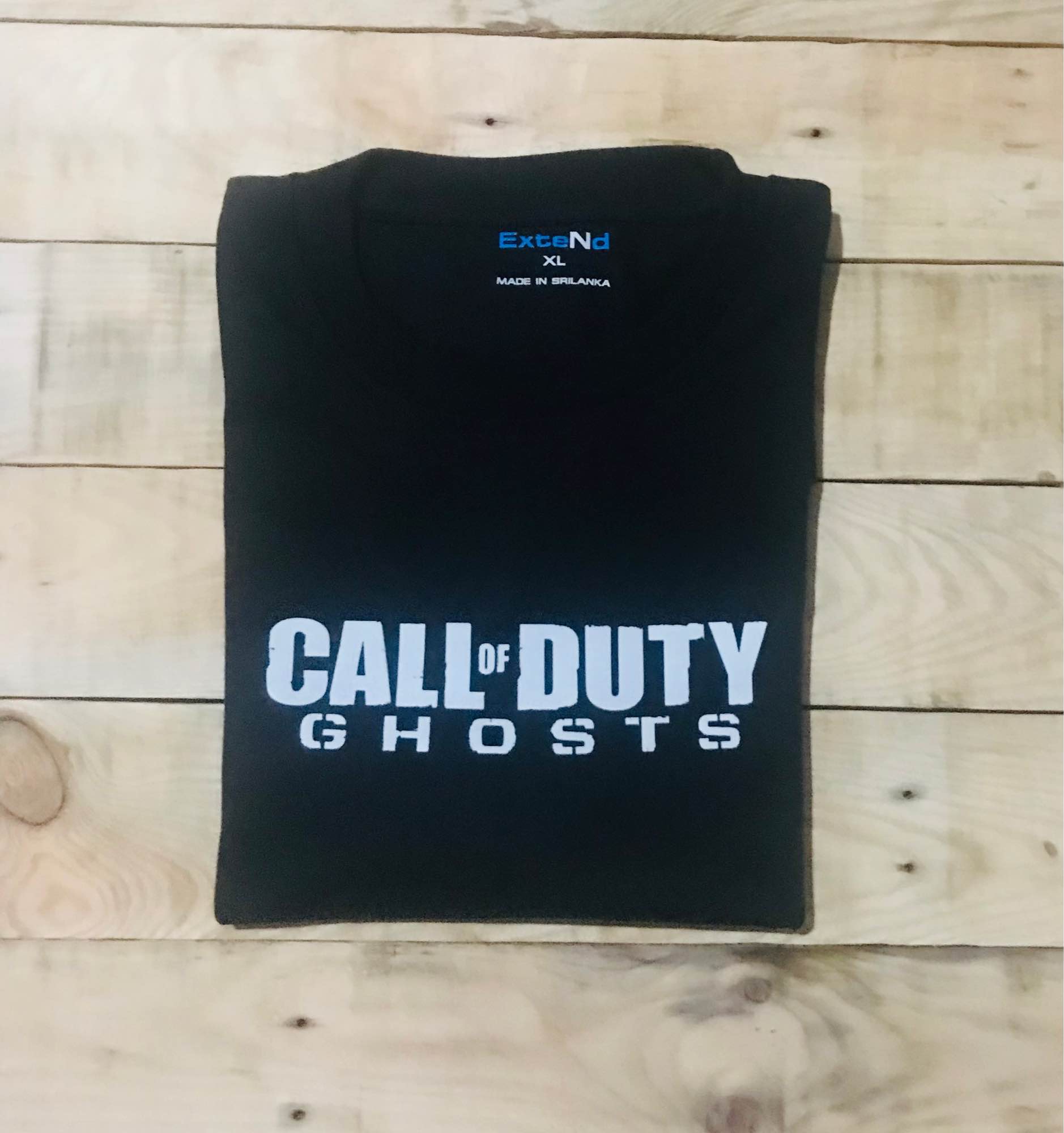 Tshirt call of duty ghost printed single jersey crew neck unisex men ...