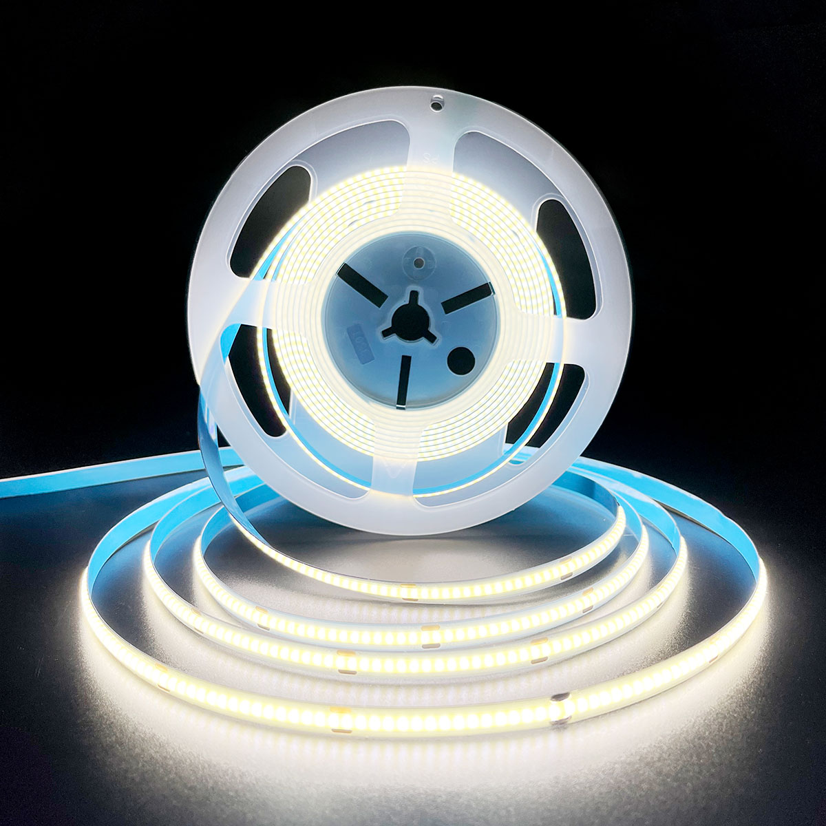 12V COB LED Strip Light Wardrobe Shelf Pantry Showcase Under Cabinet ...