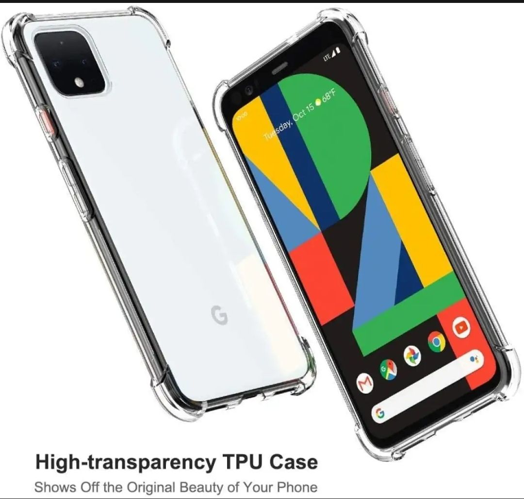 Luxury Transparent Google Pixel 3 3A 4 4A 5 5A 5g 6 6A 7 7A 7 Pro Back ...