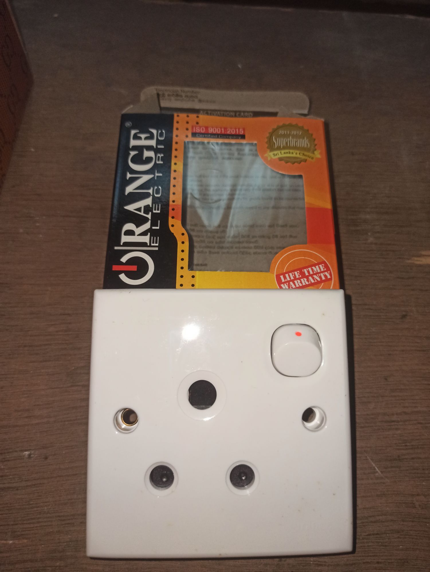 15A Plug Base / Outlet Orange | Daraz.lk
