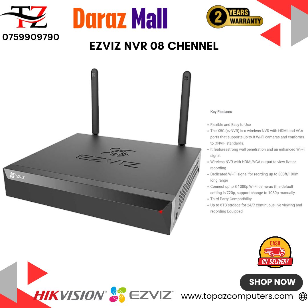 EZVIZ NVR 04 & 08 CHENNEL | Daraz.lk