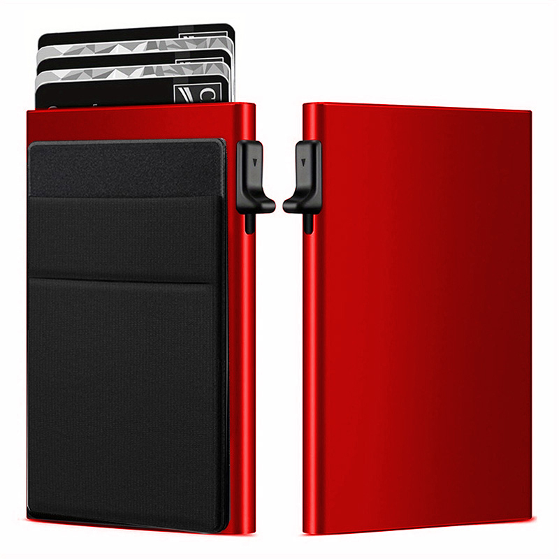 Rfid Smart Credit Card Holder Wallet Metal Thin Slim Men Women Wallets ...