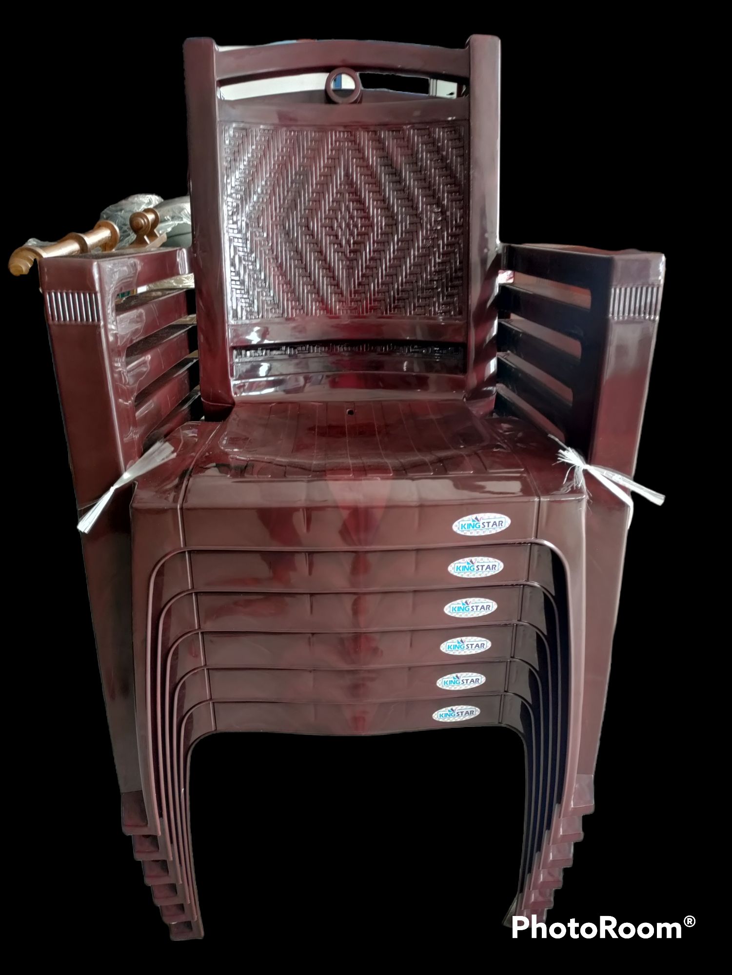 Plastic chair six piece kingstar high quality plastic | Daraz.lk