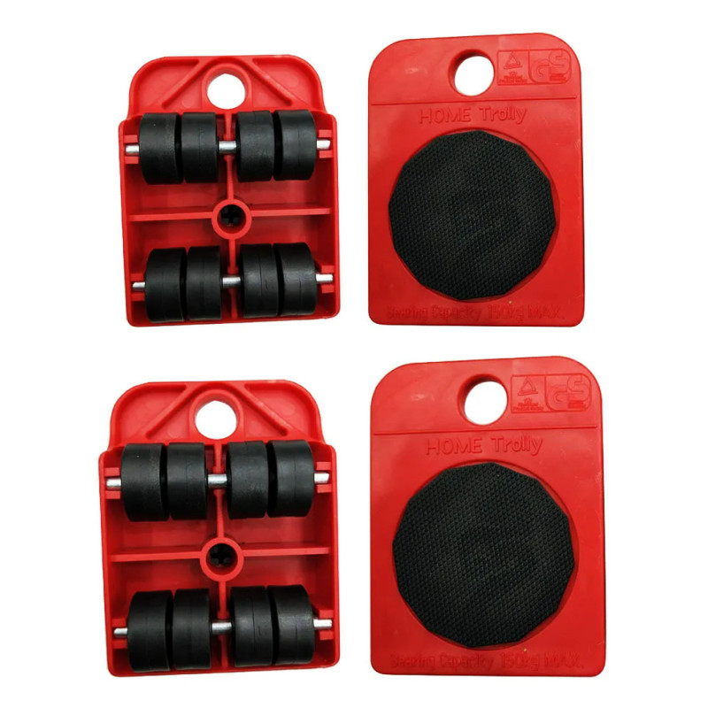 Furniture Moving Transport Roller Set Removal Lifting Moving Tool Set ...