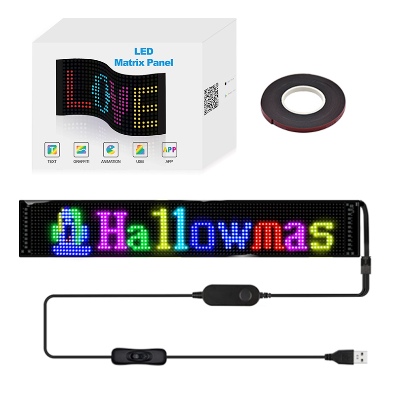 LED Matrix Pixel Panel, Scrolling Bright Advertising LED Signs ...
