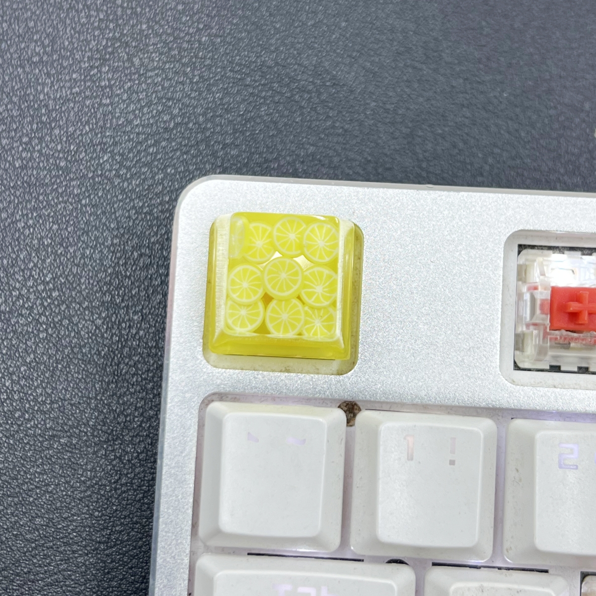 1Pcs Cute Translucent Fruit Series Strawberries Watermelon Keycap ...