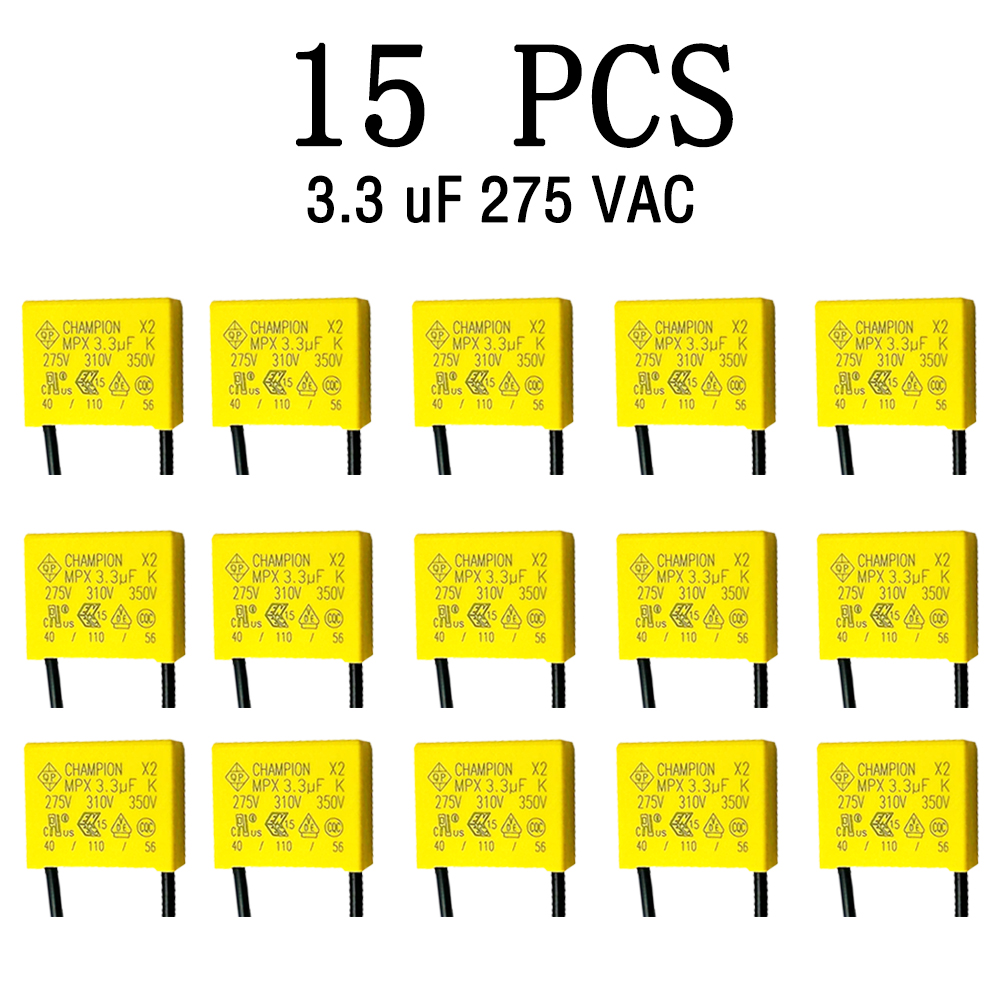 capacitor 3.3UF 275VAC anti-light flash safety capacitor.Suitable for ...