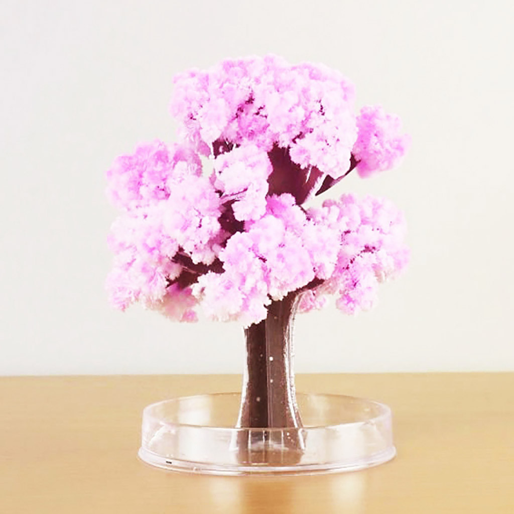 Paper Tree Flowering DIY Cherrytree Paper Sakura Crystal Trees ...