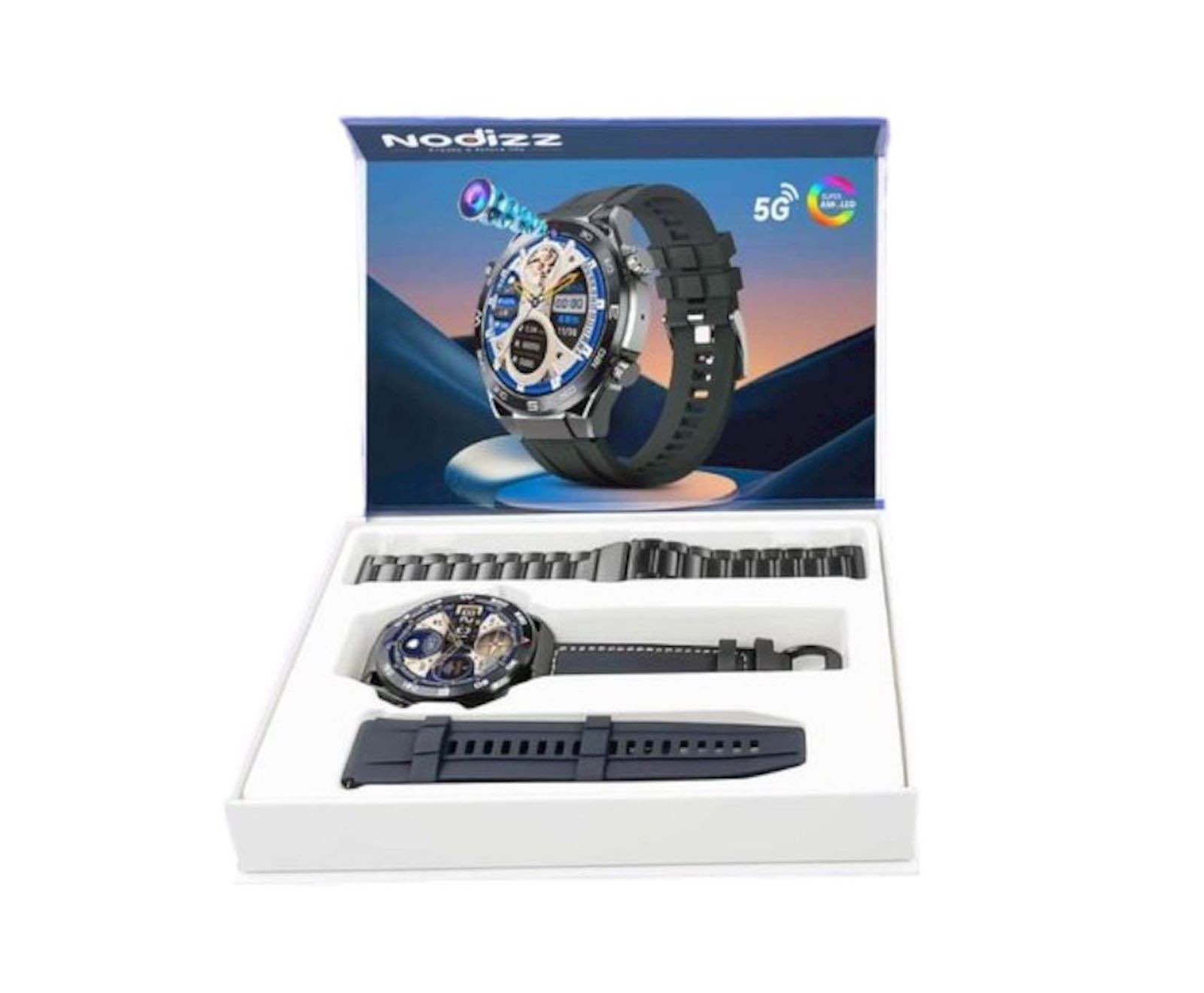 Nodizz N60 Mobile Watch 5G Amoled screen unisex smart watch 6GB 64GB ...