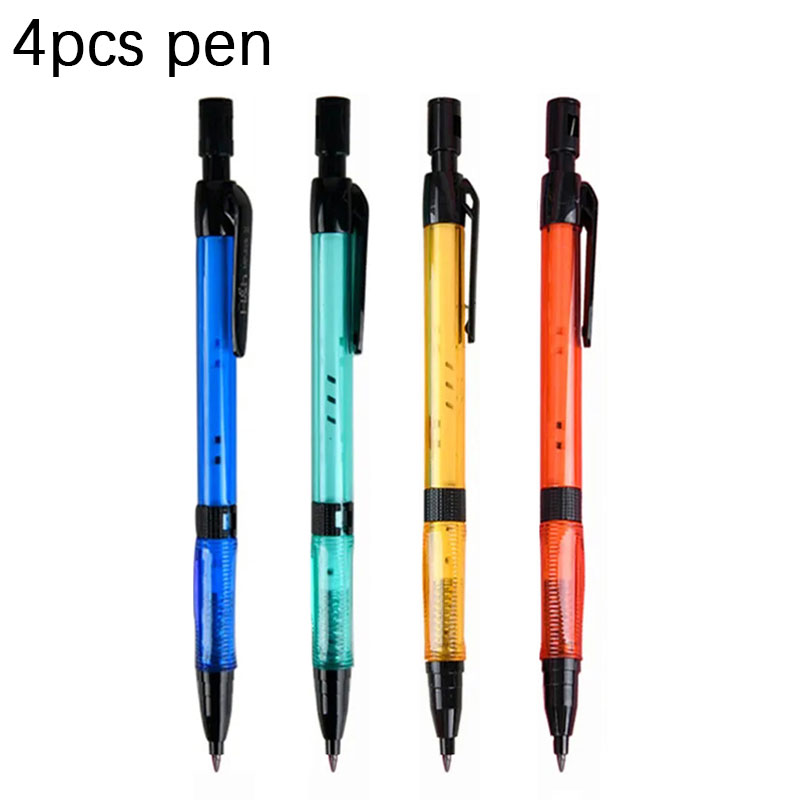 Mechanical Pencil Set 2.0mm with 2B Black/Colors Lead Refill for ...