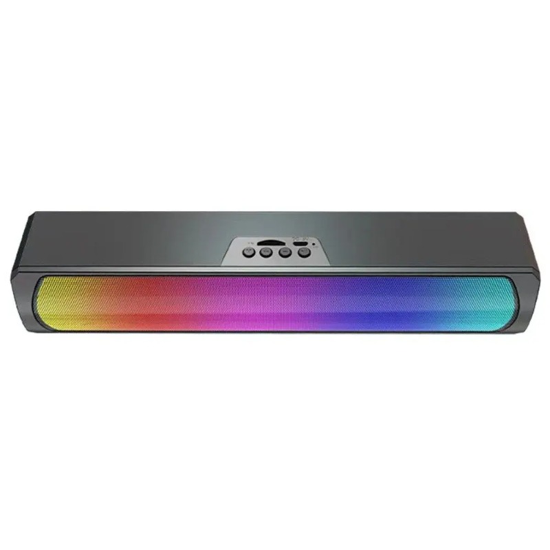 RGB Computer Speaker Bluetooth-Compatible 5.0 Soundbar Stereo Subwoofer ...