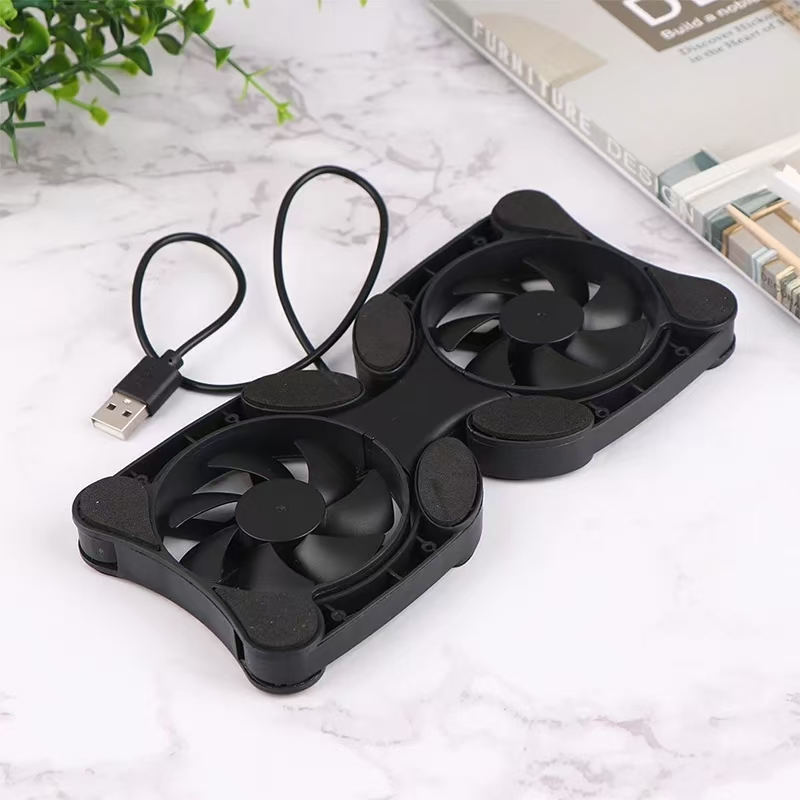 USB Mini Laptop Fan Stand Notebook Foldable Folding Fan Cooler Notebook ...