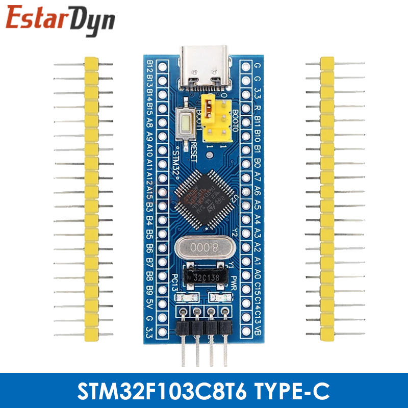 Estardyn STM32F103C8T6 TYPE-C/MICRO STM32F103C6T6 ARM STM32 Minimum ...