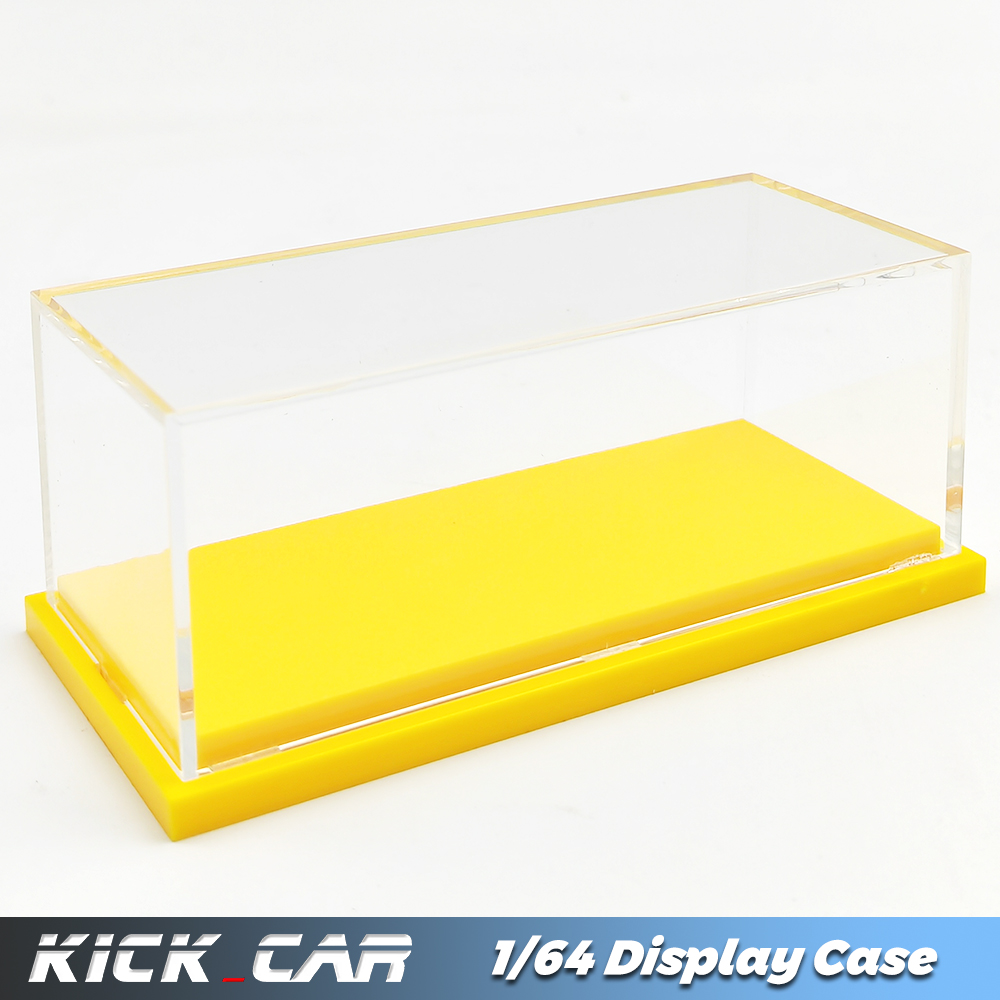 Kicarmod 1/64 Model Car Display Case Colorful Toy Vehicle Storage Box ...