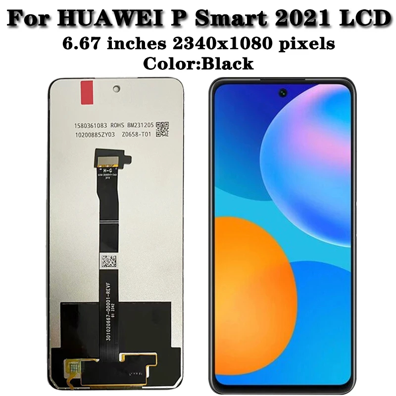 6.67" AAA Quality For Huawei P Smart 2021 LCD PPA-LX1 LX2 Display Touch ...