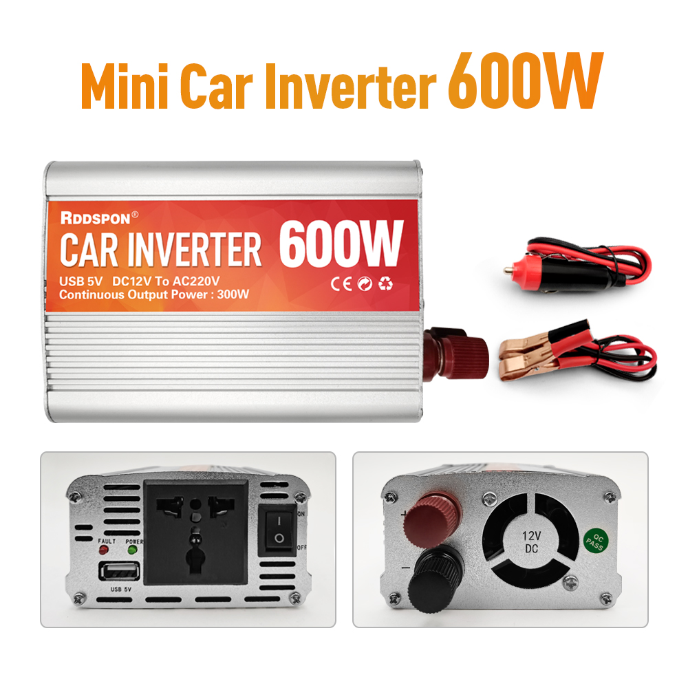 Car Inverter 12V 220V 200W-1000W AC Power Converter With 5V USB Sine ...