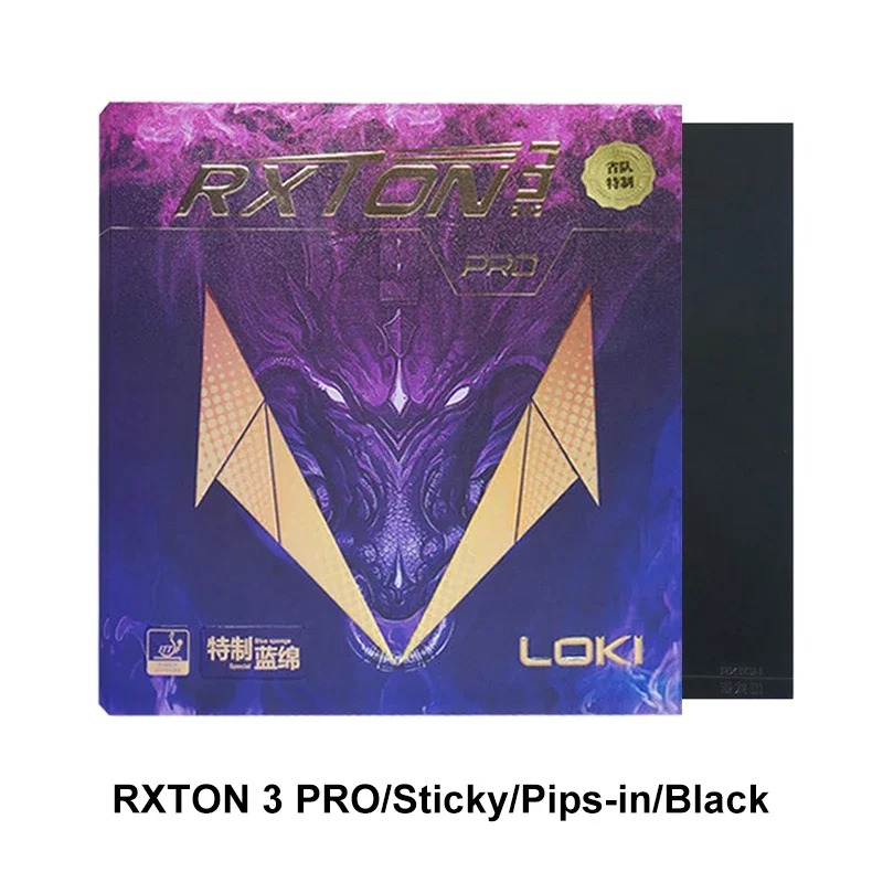 LOKI RXTON 3 PRO Table Tennis Rubber for Racket Sticky and Pimples-in ...