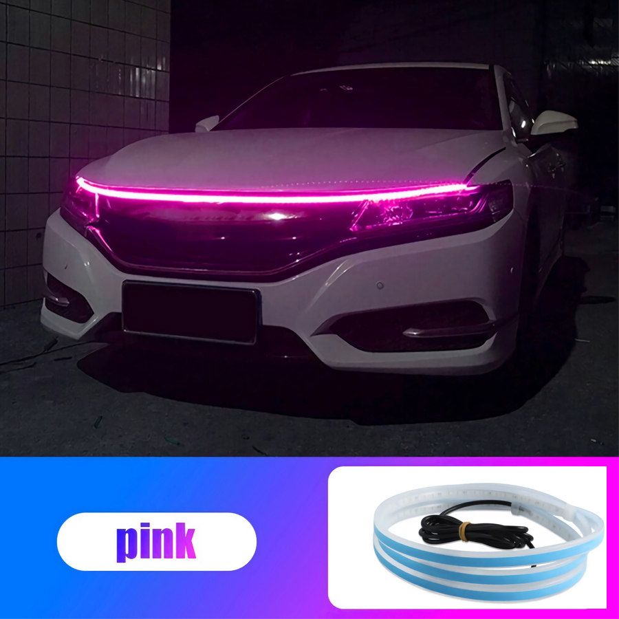 Led Daytime Running Light Strips Led Car Hood Lights Drl Auto Headlight
