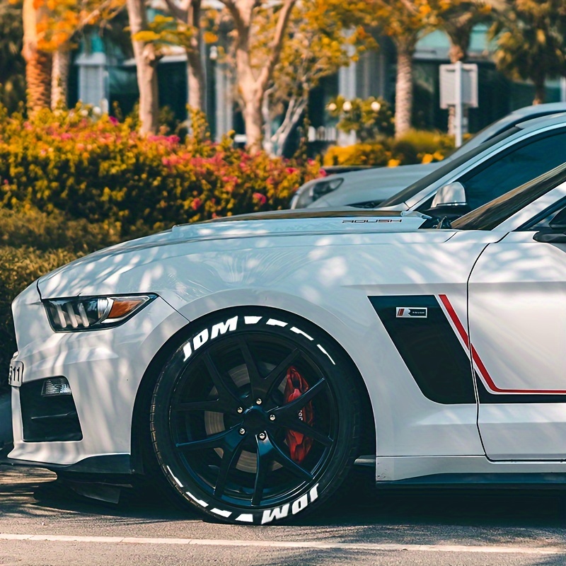 Car and motorcycle tire stickers tire letter stickers English letters ...