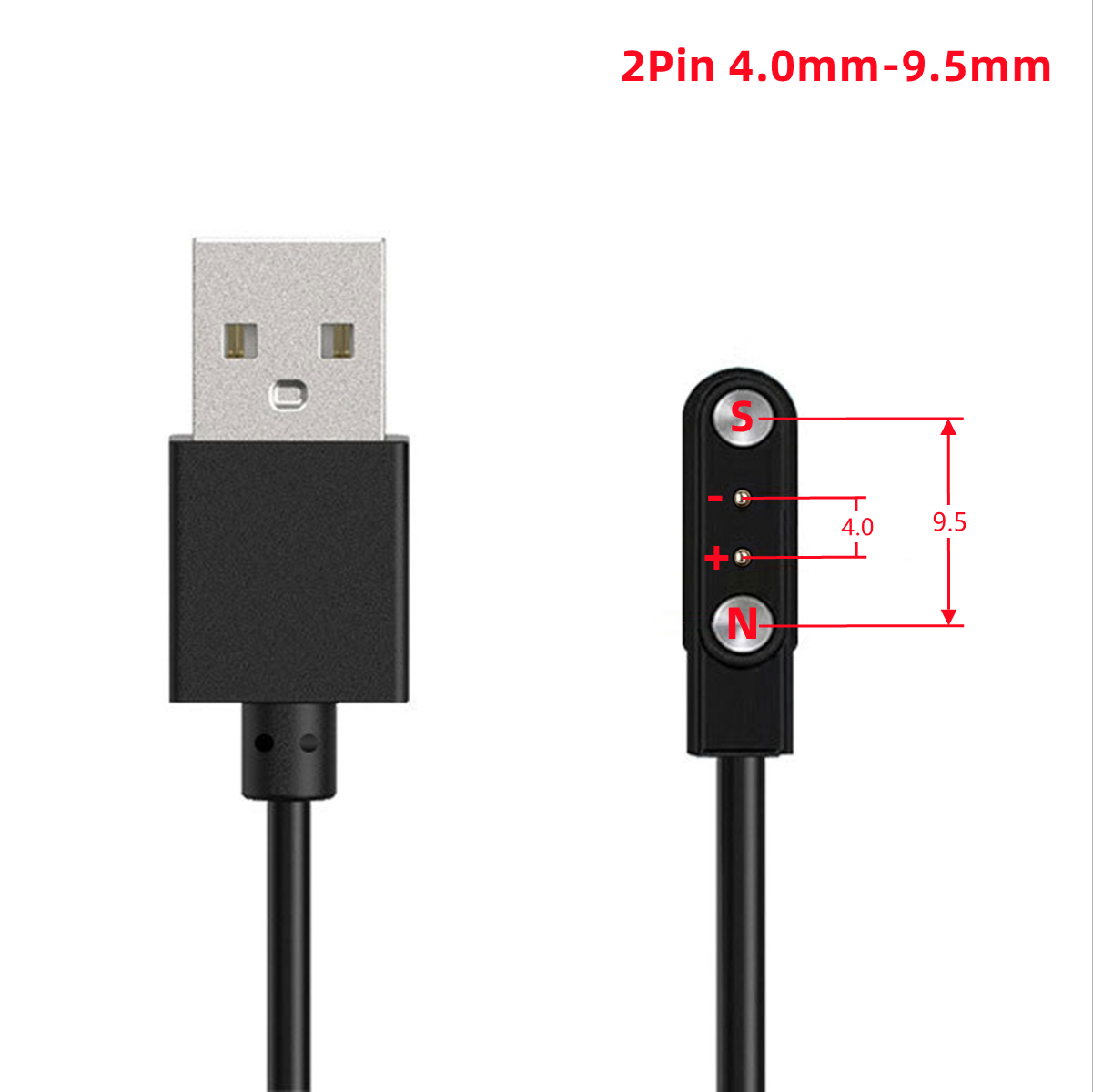 Smart Watch Magnetic USB Dock Charger 2pin 4pin Charging Cable Power ...