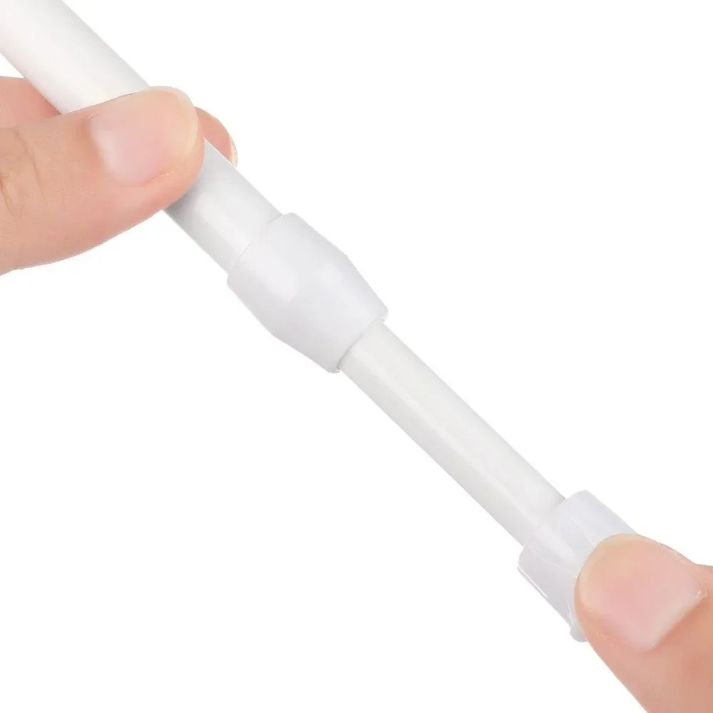 Multi Purpose Spring Loaded Extendable Stick Useful Curtain Telescopic ...