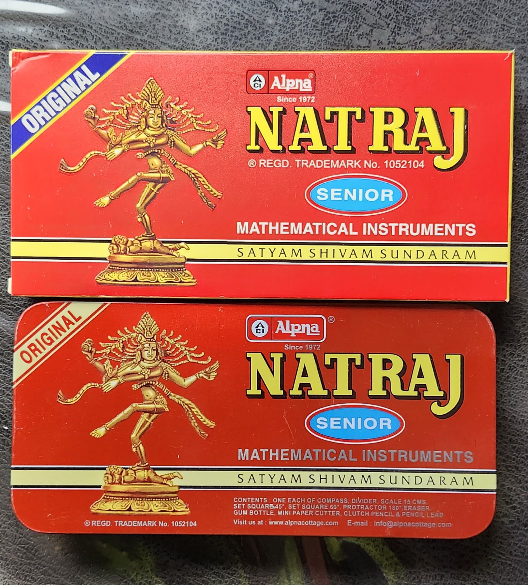Natraj Senior Geometry Box Mathematical Instruments Box | Daraz.lk