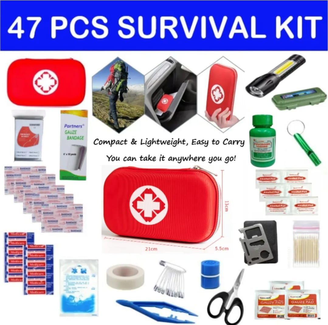 47 pcs survival kit | Daraz.lk