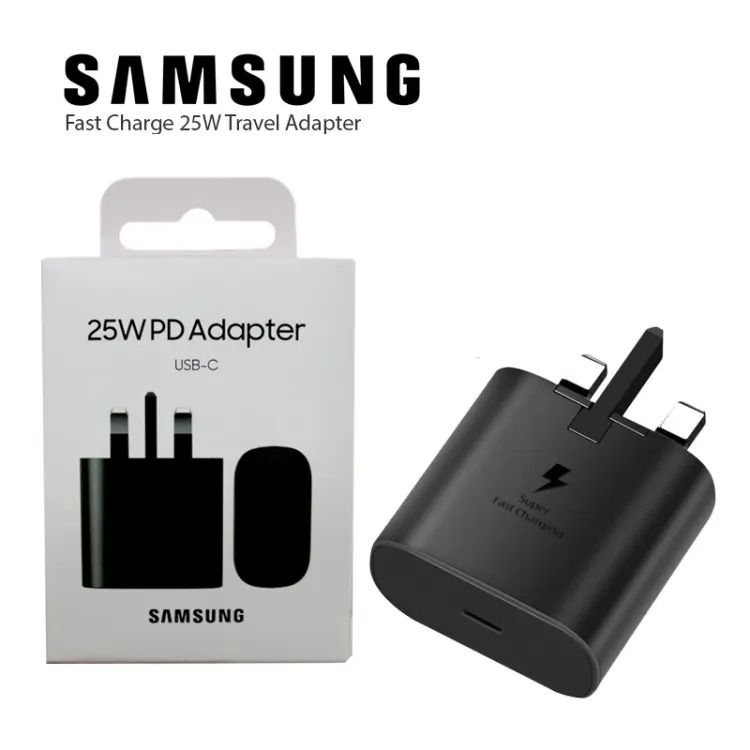 Samsung 25w Mobile Super Fast Charger 3 Pin type-c to type-c A15 A06 ...
