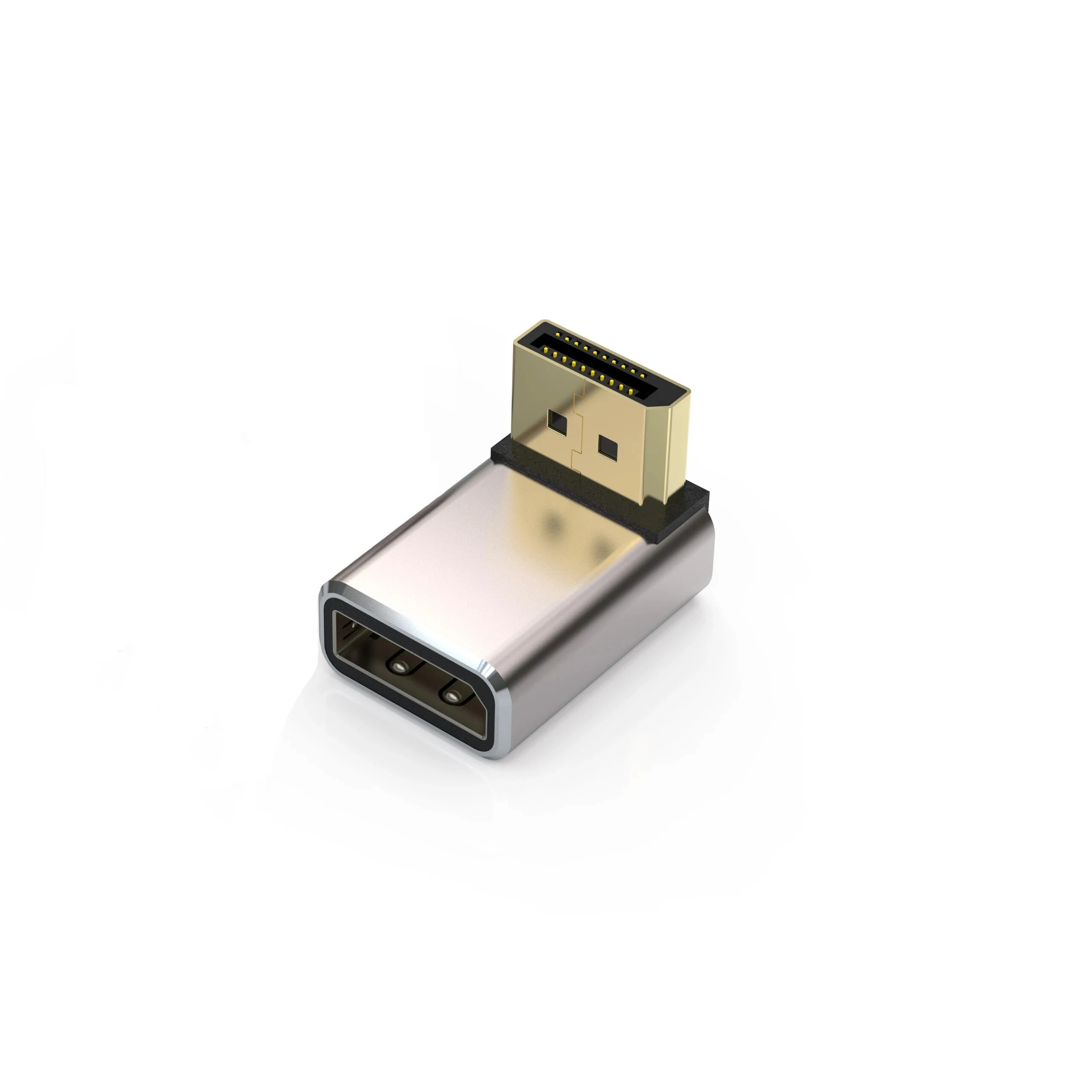 Gold-Plated Vertical Bend Adapter DP1.4 8K60Hz Monitor Computer ...