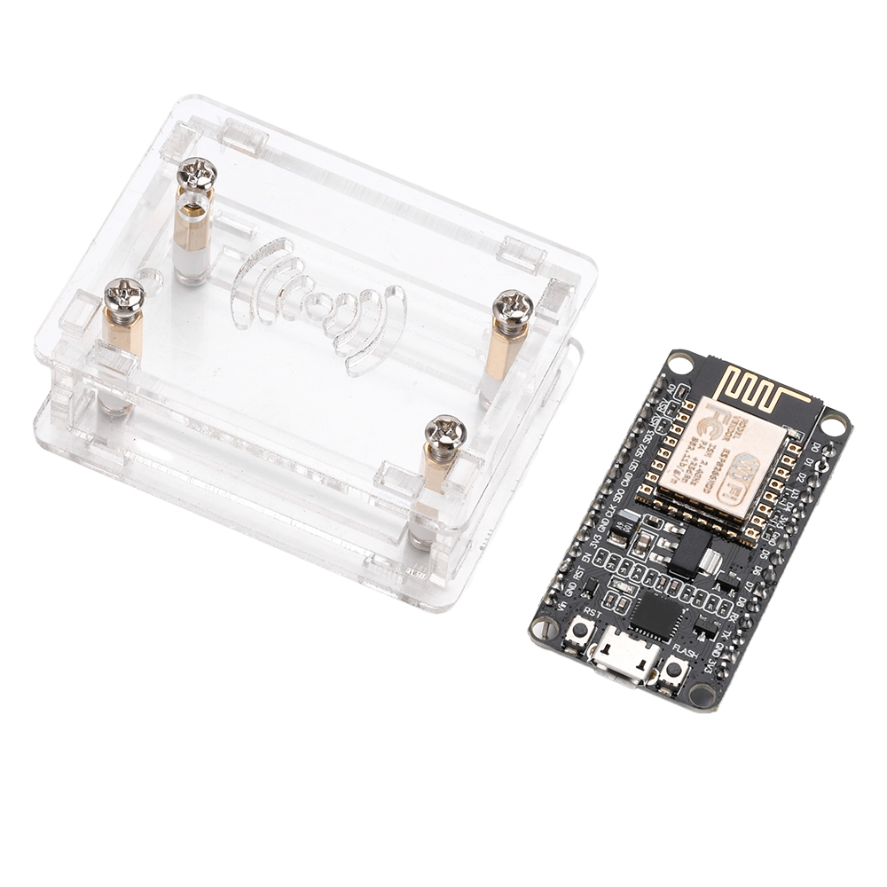 Transparent Acrylic Protective Case for NodeMcu Lua ESP8266 CP2102 ...