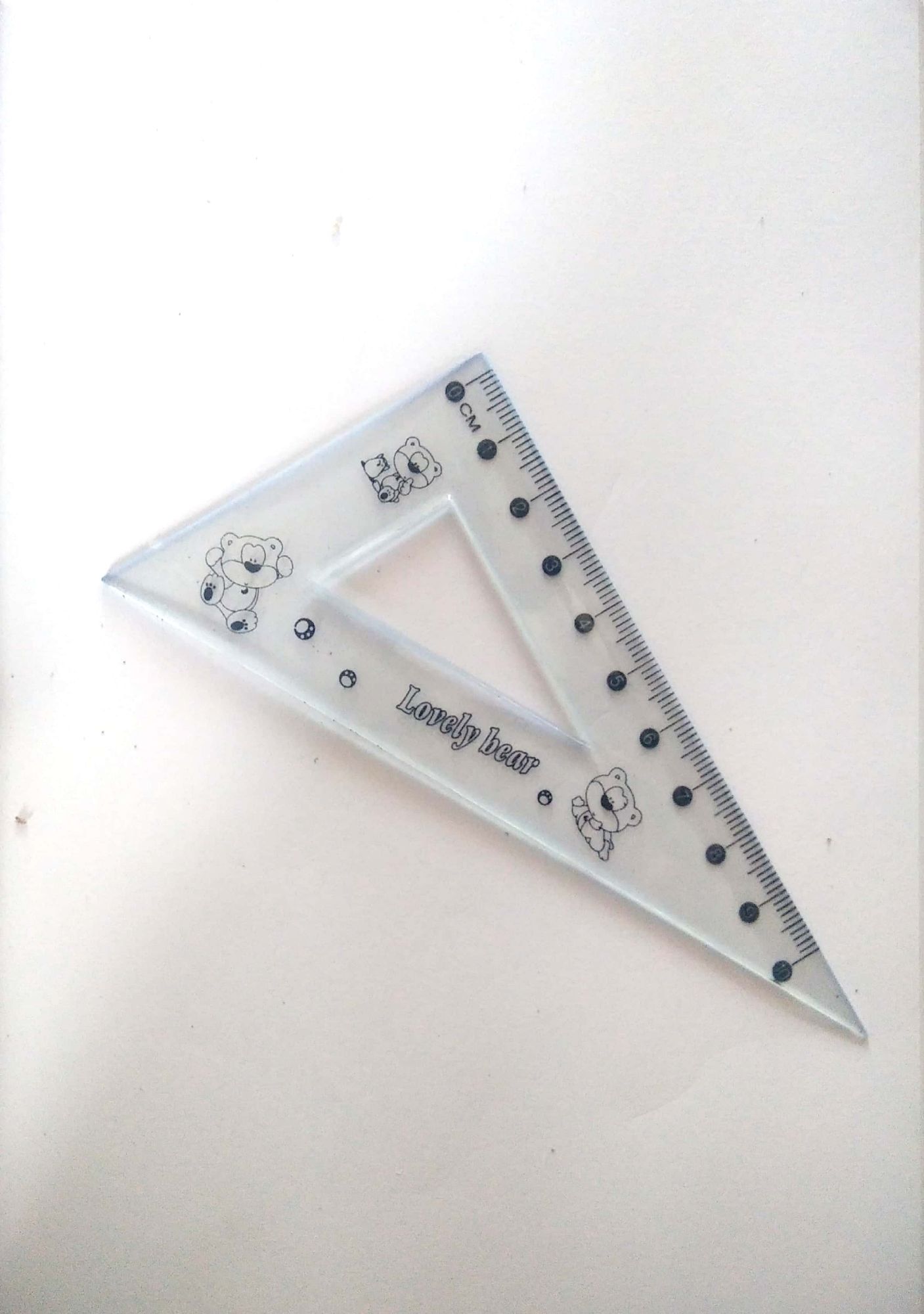 Triangulation(ත්‍රිකෝණමානය)/Ruler For Learning -01pcs | Daraz.lk