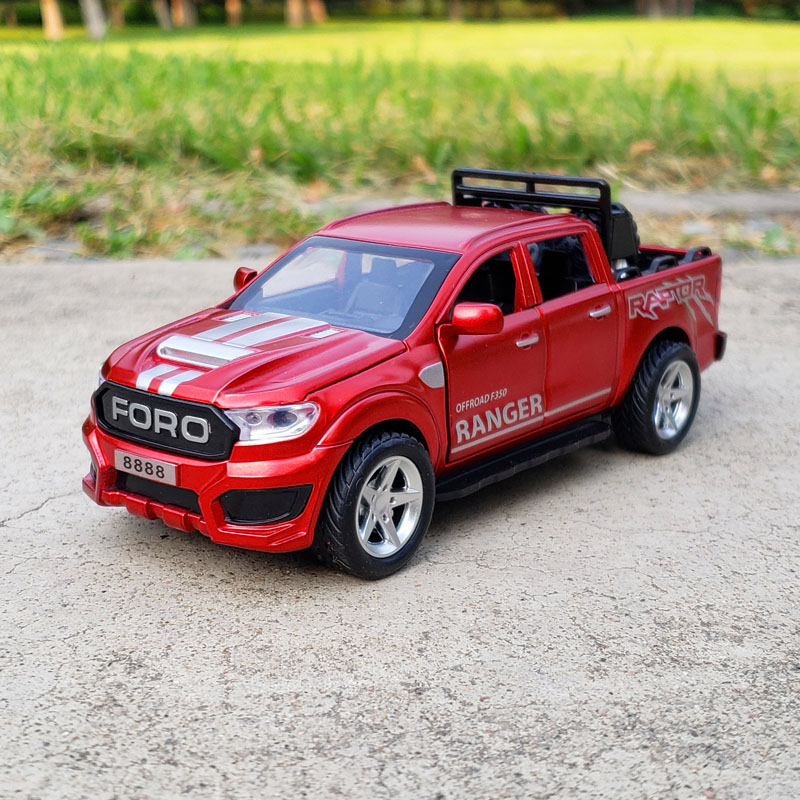 1:32 Ford Raptor F350 Picku Alloy Car Carry tires Off-Road Vehicle Toy ...