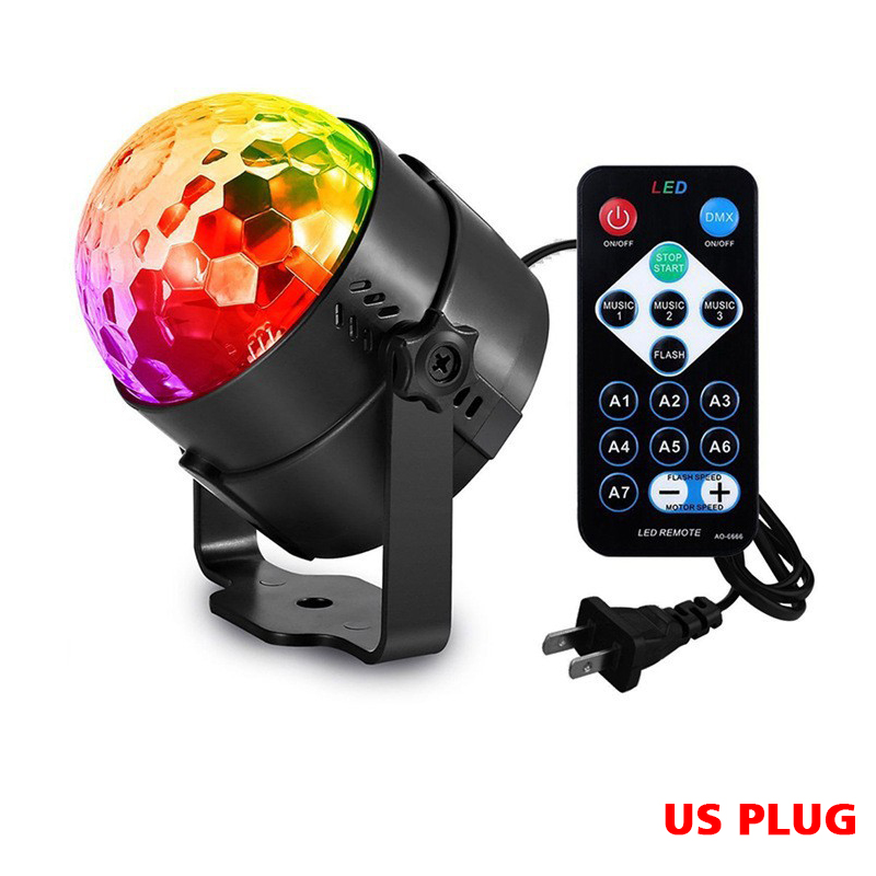 7 Colors Strobe Light Sound Activated Stage with Remote Control Disco ...