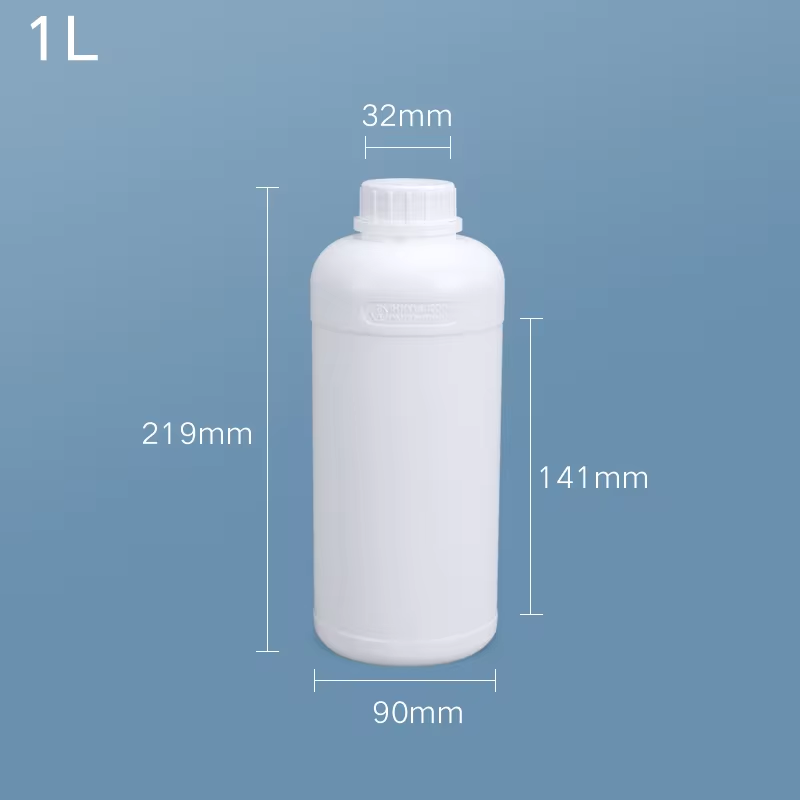 4PCS 50-1000ML Empty plastic Fluorinated bottle with Tamper Evident Cap ...
