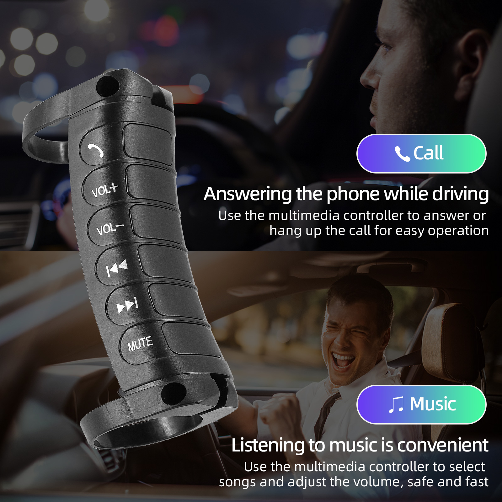 Universal Multi-wheel Wireless Car Multi Steering Wheel Control Remote Controls Car Multi ...