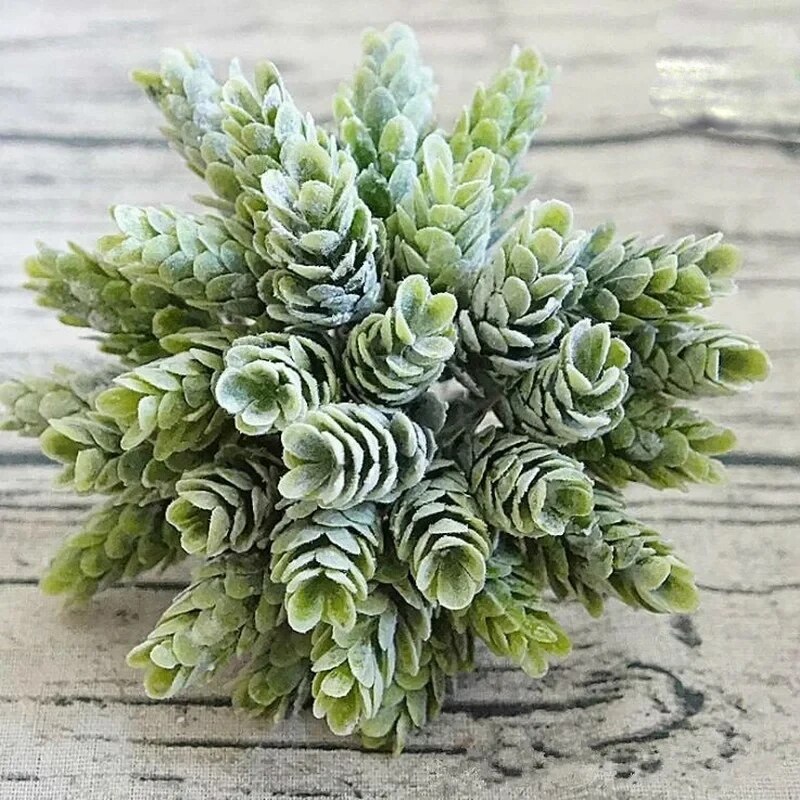 30 Heads Artificial Small Pineapple Plastic Tree Leaves Flores Fake ...