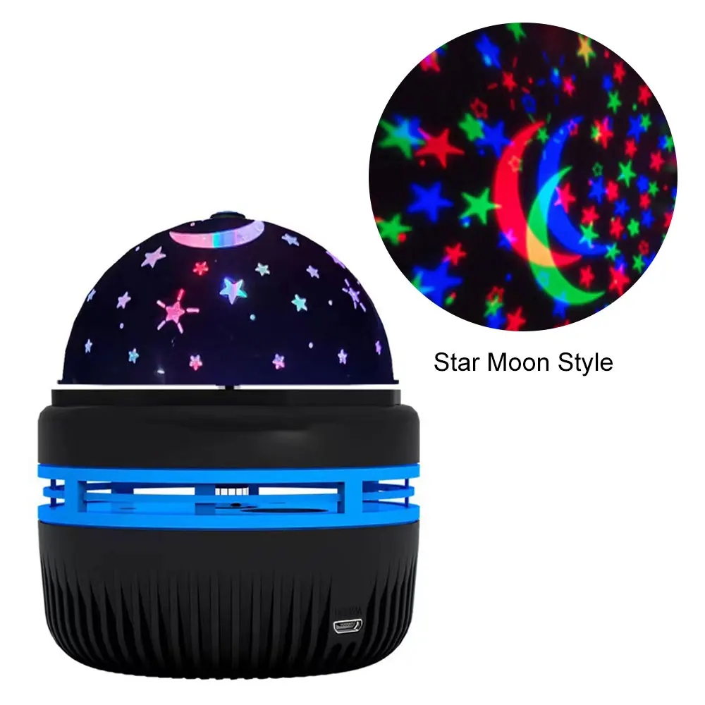 Mini LED Starry Sky Light Projection Night Light Bedside Bedroom ...