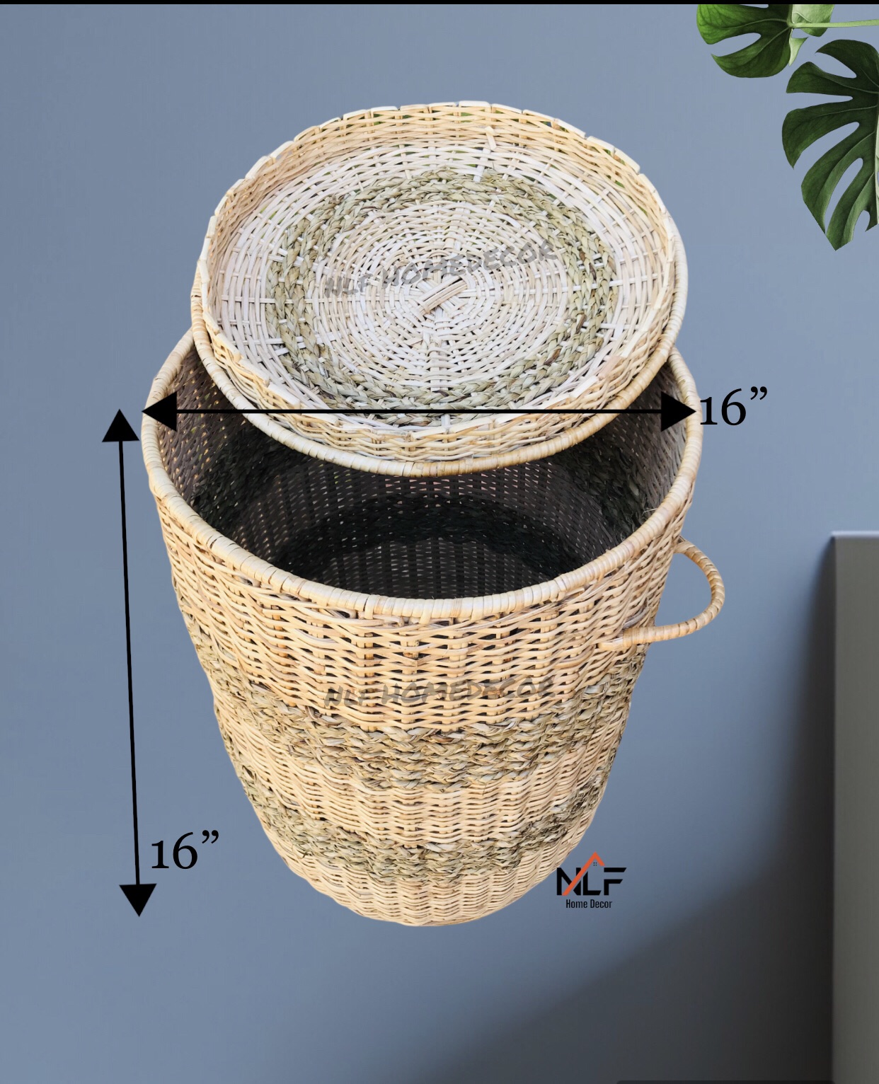 Laundry Basket, Cane laundry Basket | Daraz.lk