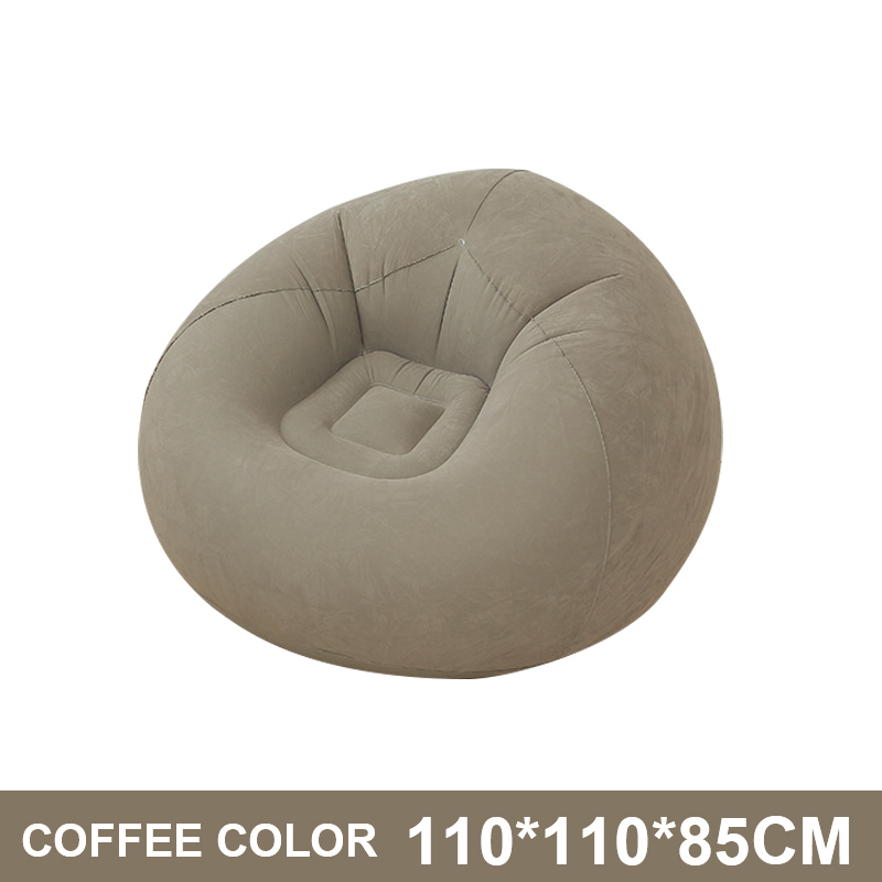 Large Lazy Inflatable Sofa Chairs PVC Lounger Seat Bean Bag Sofas Pouf ...