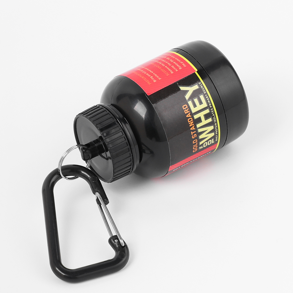 Mini Portable Protein Powder Bottles with Keychain Health Funnel ...