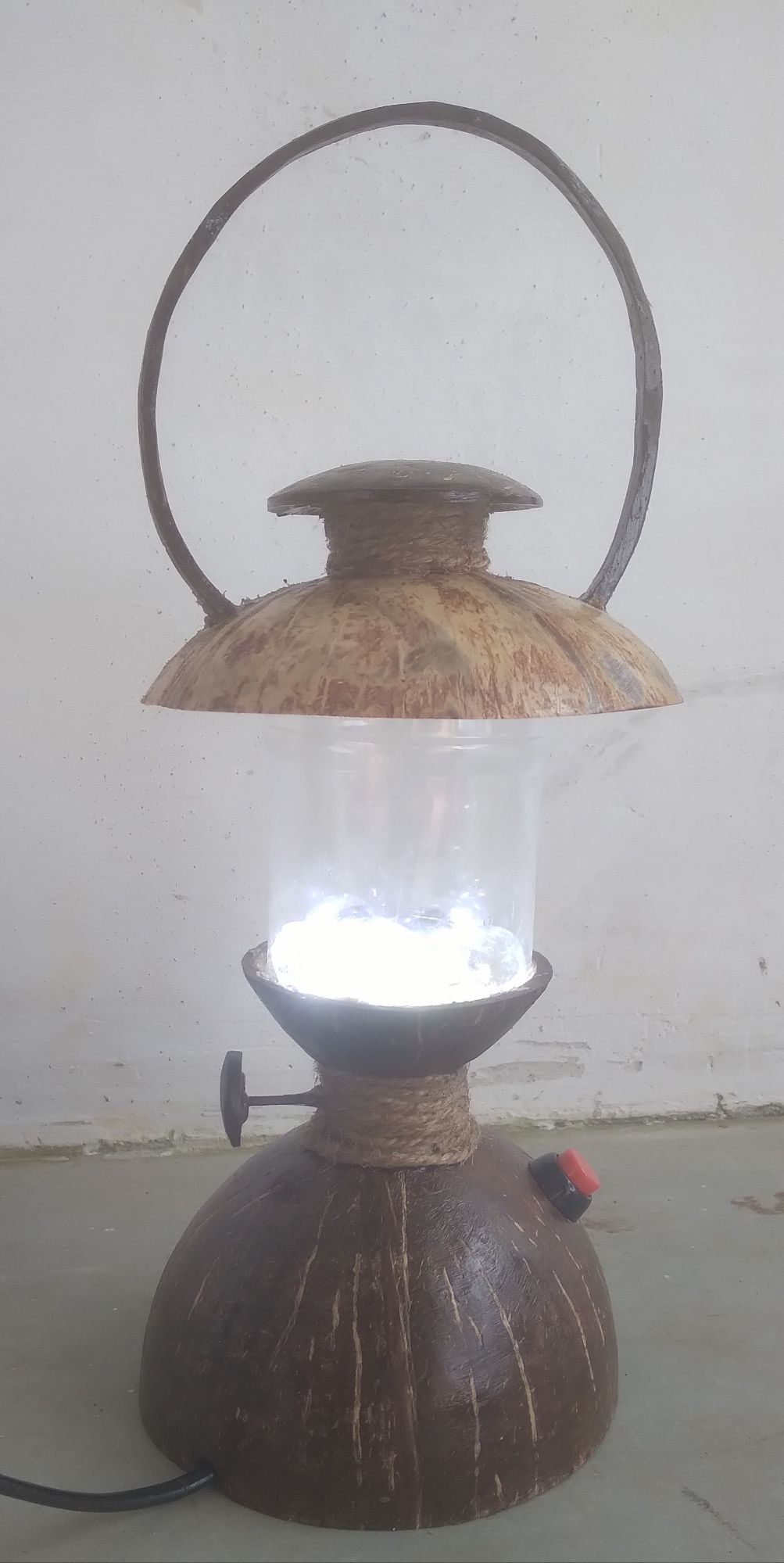 Coconut Shell Table Lamp 230V 5W | Daraz.lk
