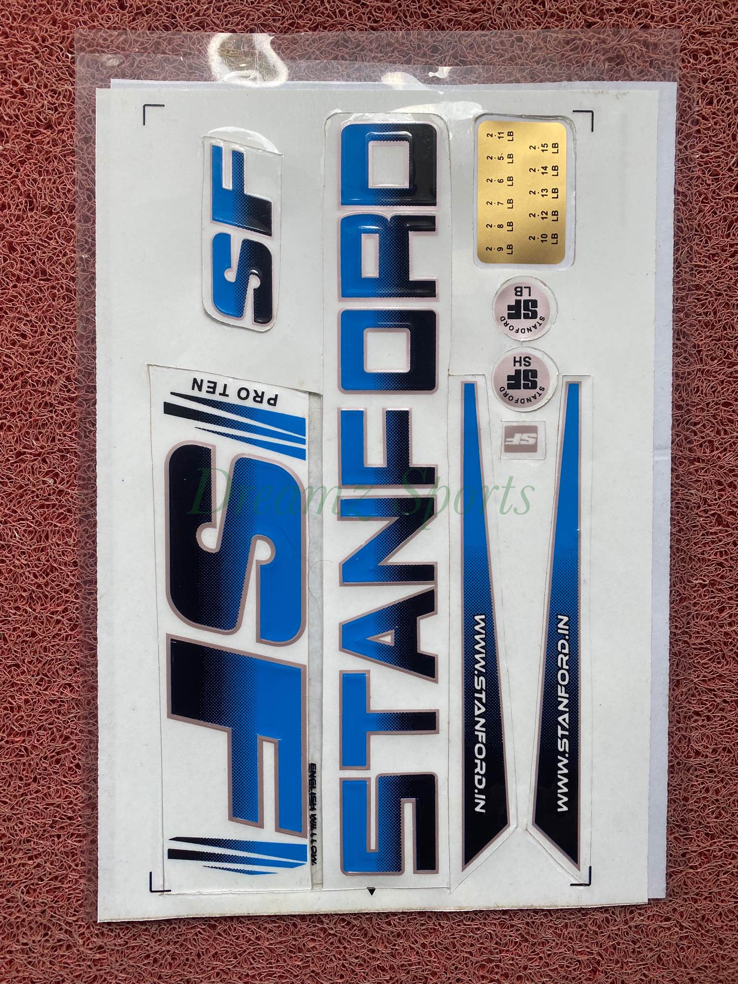 Original Leather Cricket Bat Stickers 3D Embossed | Daraz.lk