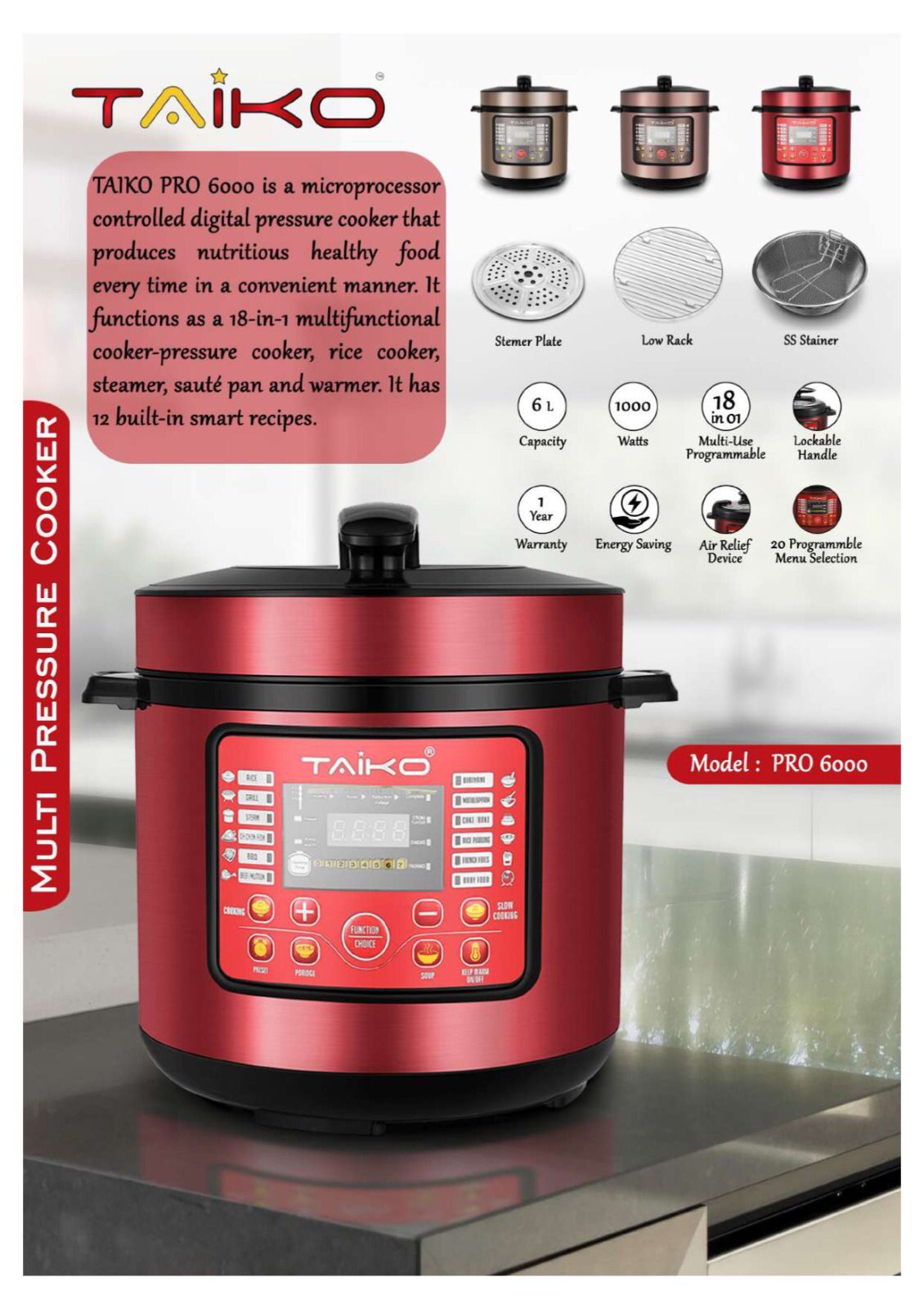 Multi Cooker Taiko | Daraz.lk