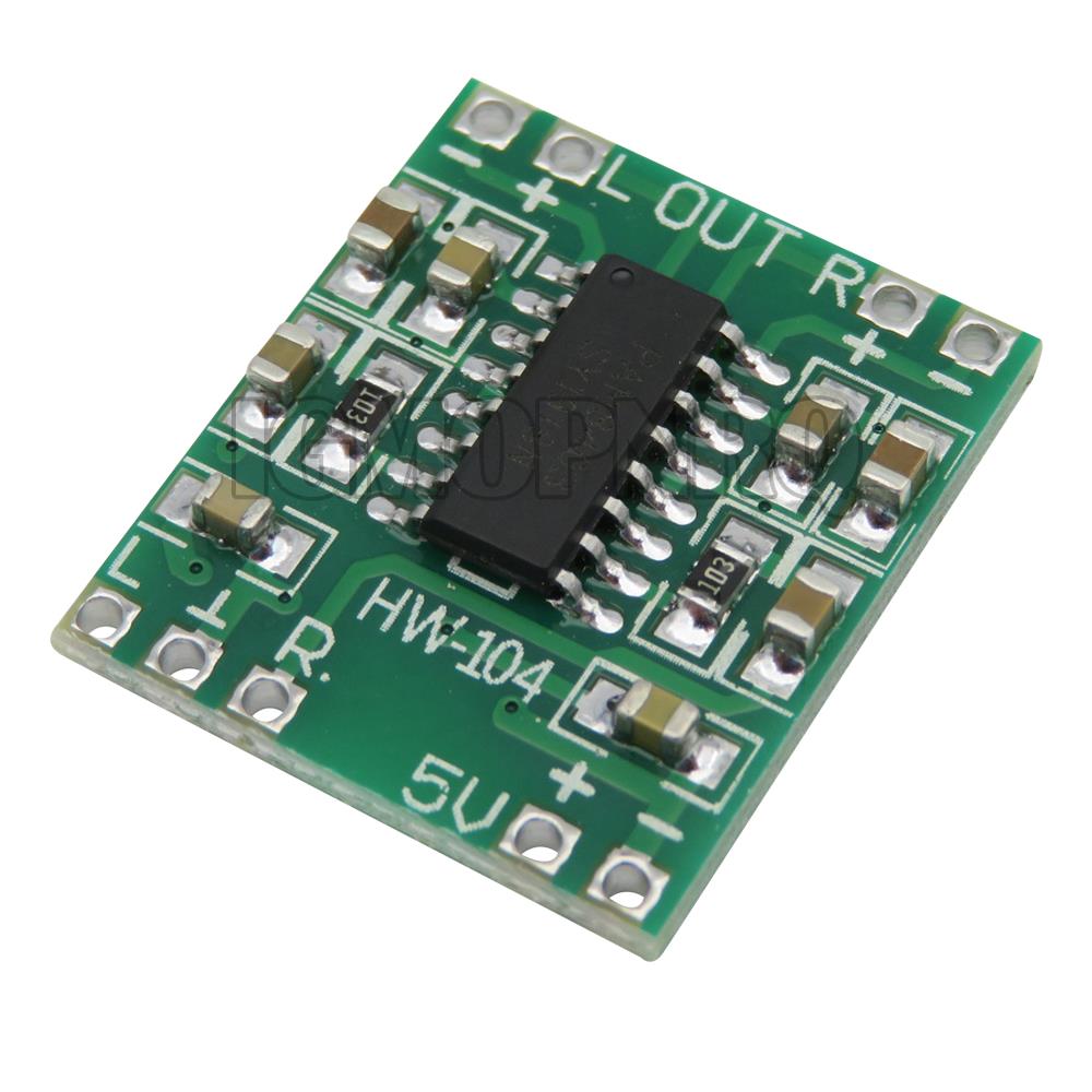 Mini PAM8403 Amplifier DC 5V 2 Channel USB Digital Audio Board Module 2 ...