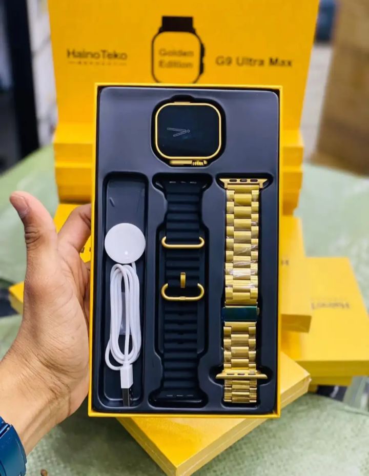 Fendior G9 Ultra Max Gold Smart Watch | Daraz.lk
